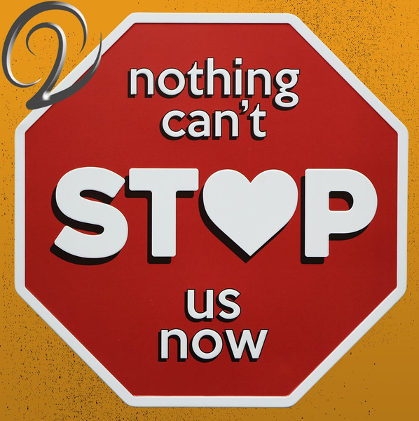 Nothing Can't Stop Us Now Irregular Tin Signs Shabby Chic Tin Plaque ...