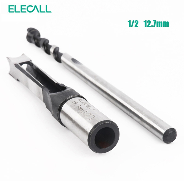ELECALL 12.7mm/ 1/2" For Mortise And Tenon Drill Woodworking Square ...