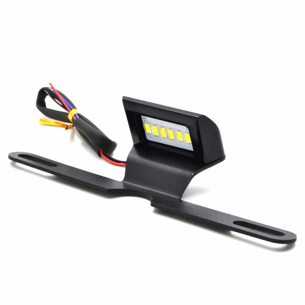 Universal Aluminum Motorcycle License Plate Holder Mount Bracket ...