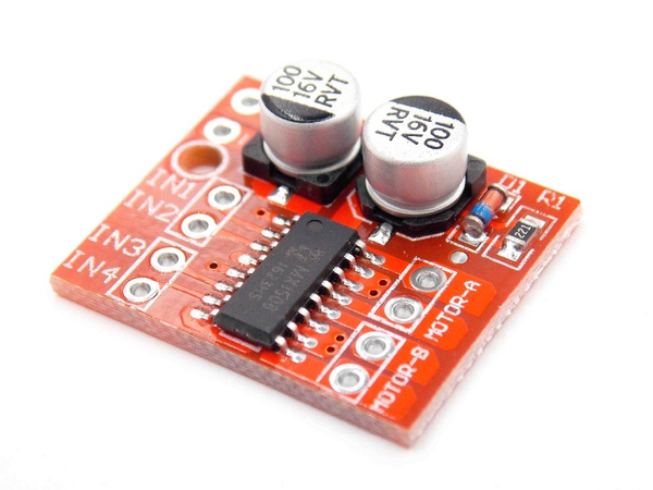 2-channel DC motor driving module Positive inversion PWM speed mini ...
