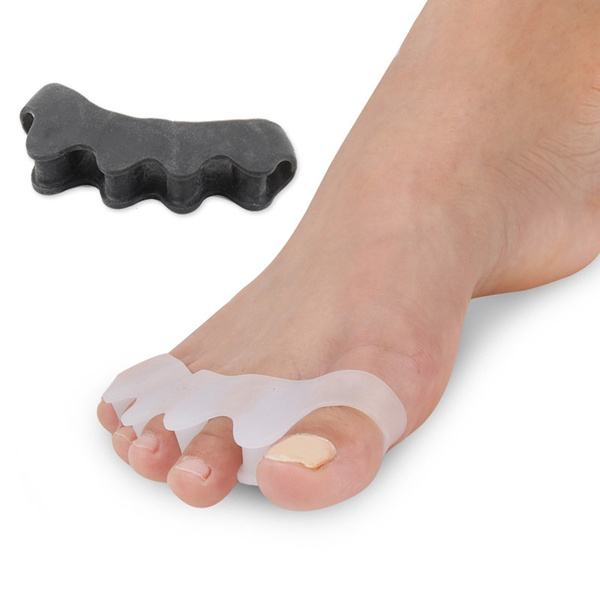 New Silicone Gel Foot Fingers Five Hole Toe Separator Thumb Valgus ...