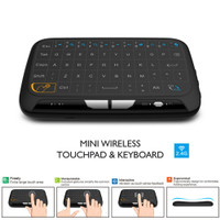 Mini H18 Wireless Keyboard Full Screen Large pad Air Mouse For Windows ...