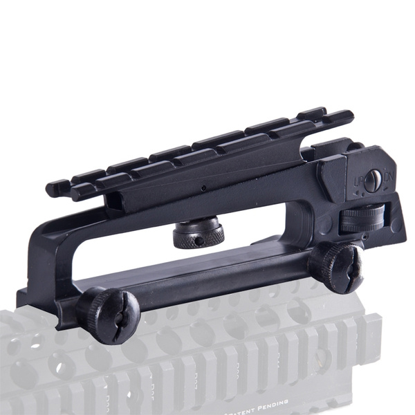 Detachable Carry Handle and rear sight W/ See through Picatinny Rail ...