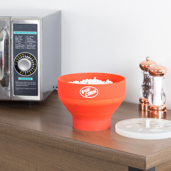 Microwave Popcorn Popper Bowl Popping Corn without Oil Low Fat | Wish