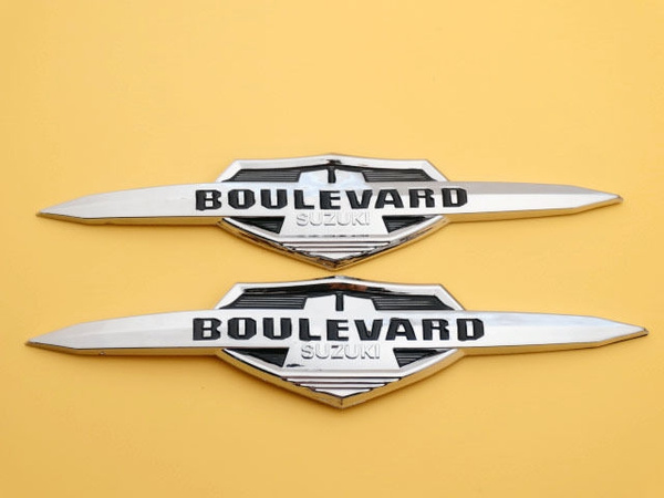 Set Petrol Oil Tank Emblems Decal Sticker for Suzuki Boulevard ...