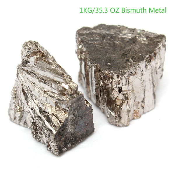 1kg 35.3oz Bismuth Metal Ingot Chunk 4N 99.99% Pure Crystals Geodes For ...