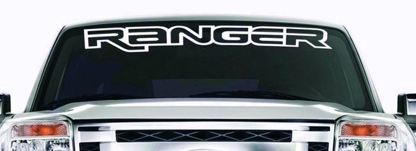 FORD RANGER Windshield Vinyl Decal Sticker Custom Vehicle Logo | Wish