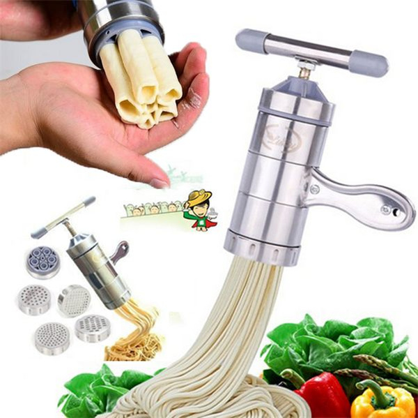 Vertical Flour Press Hand Operated Stainless Steel Mini Noodle Machine ...