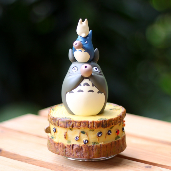 Studio Ghibli My Neighbor TOTORO Resin Music Box Miyazaki Hayao TOTORO ...