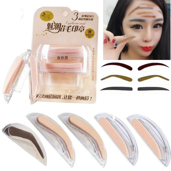 Korean Eyebrows Stencil
