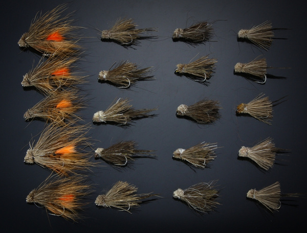 40Pcs Muddler Mini Flies Streamers And Hairwings Trout Fly Fishing ...