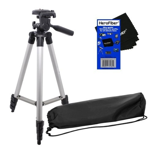 50" Light Weight Aluminum Photo/Video Tripod & Carrying Case for Canon ...