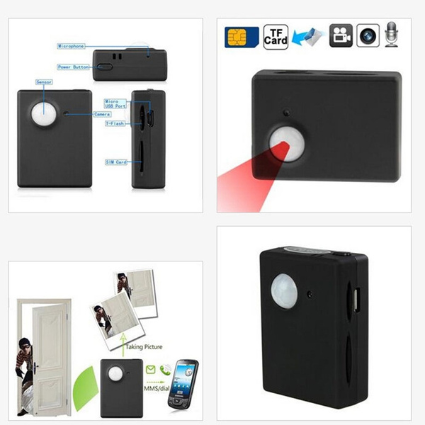 Infrared GSM MMS & Call Alarm DV Camera Monitor Wireless GPS Security ...