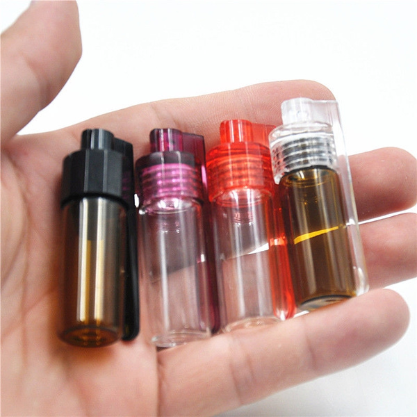 Botella Bullet Rocket Acrylic Plastic Snuff Snorter Glass Bottle | Wish