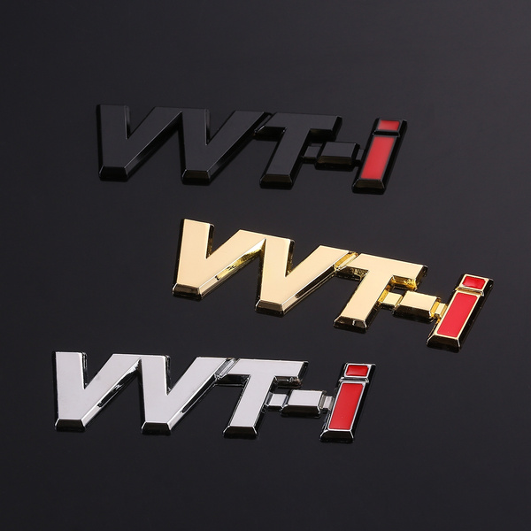 3D Sticker VVT-i Racing Badge Emblem Decal Logo Car-styling Grille ...