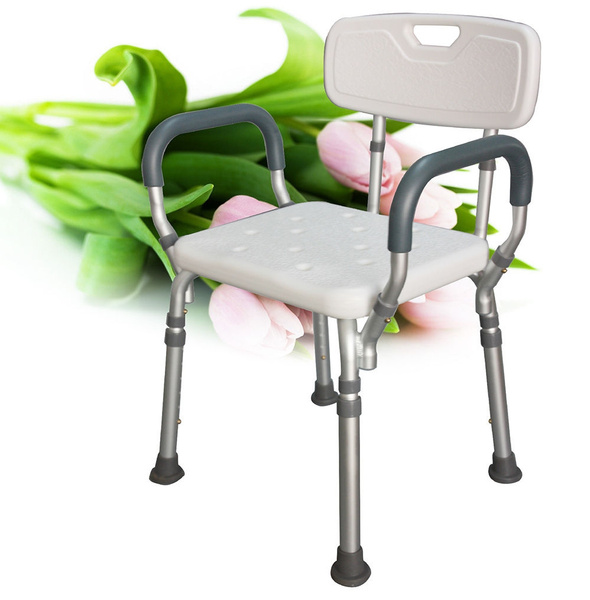 Adjustable Height Shower Safety Chair Aid Bath Support Tool Bench Seat ...