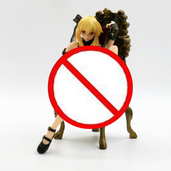 Fate Stay Night Saber Throne Pajamas Model Doll PVC Anime Figurine ...
