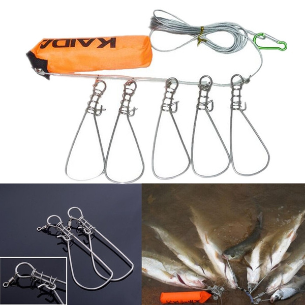 Fishing Lock Buckle Stainless Steel Live Fish Lock Belt Fishing ...