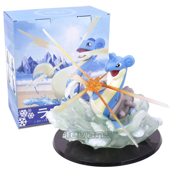 Anime Cartoon Toys Lapras Fighting Ver. PVC Figure Collectible Model ...