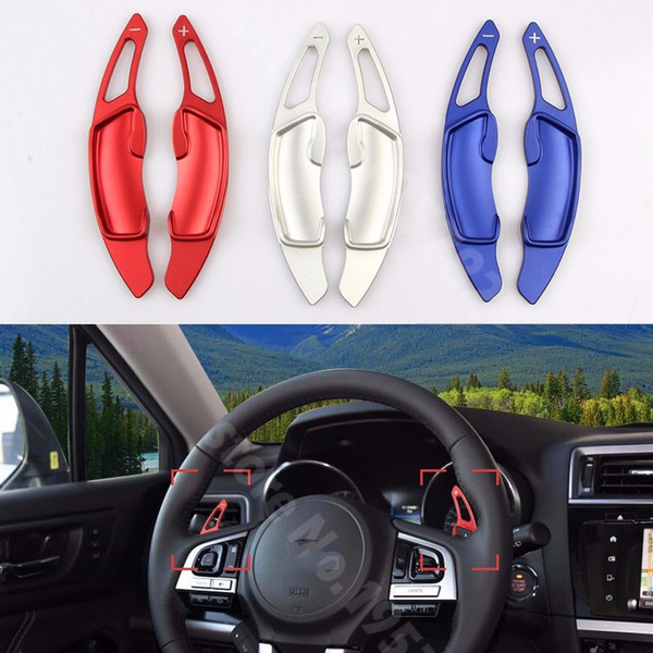 Aluminium Alloy steering wheel DSG paddle shifters for Subaru Forester ...