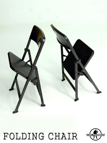 2PC 1/6 Scale Foldable Chair Action Figure Toy Model For 12" Male ...