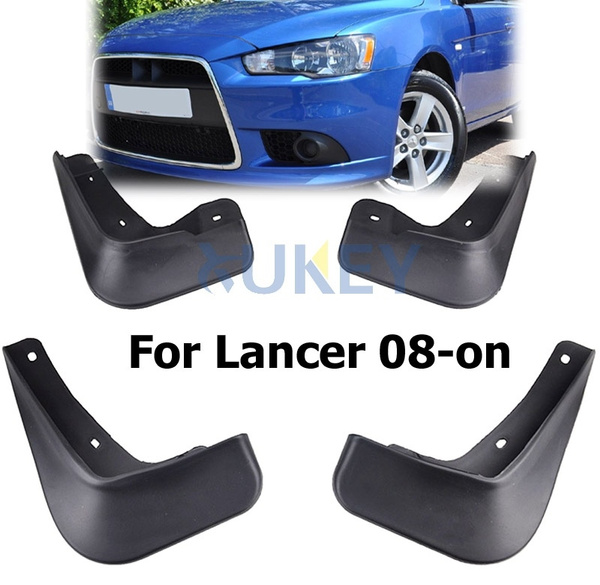 Xukey® Front Rear Car Mud Flaps For Mitsubishi Lancer 2008-2013 2009 ...
