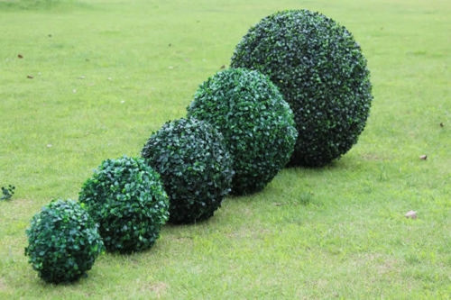 1 Pc Fashion Artificial Plant Ball Tree Boxwood Wedding Event Home ...