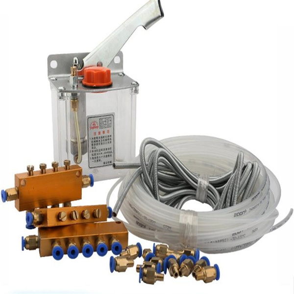 cnc router oil lubrication system manual oil pump for cnc woodworking ...