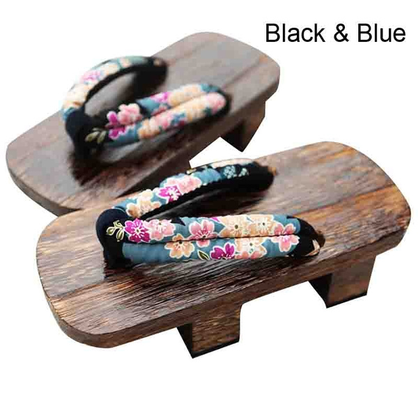 Women Traditional Japanese Clogs Heian Period GETA Cartoon Cosplay ...