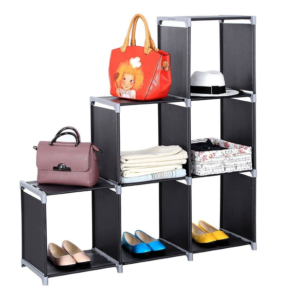 Multifunctional Assembled 3 Tiers 6/9 Compartments Storage Shelf Grid ...