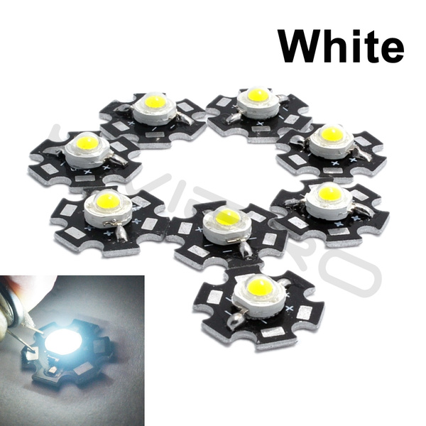 10Pcs 3W High Power Chip white Red Blue Green light bead emitter LED ...