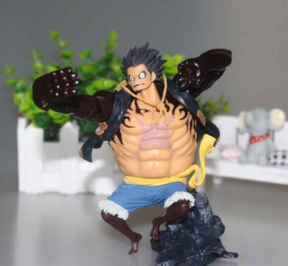 Japanese Anime Figure One Piece Luffy Gear 4 PVC Figure One Piece Luffy ...