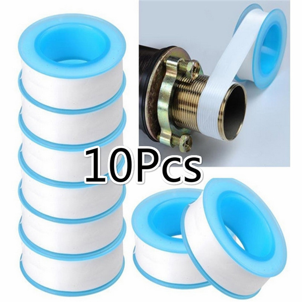 10PCS Roll Plumbing Plumber Fitting Thread Seal Tape PTFE For Water ...