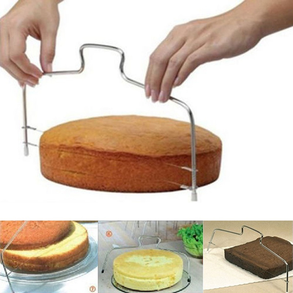 Adjustable Wire Cake Slicer Leveler Pizza Dough Cutter Trimmer Tools | Wish