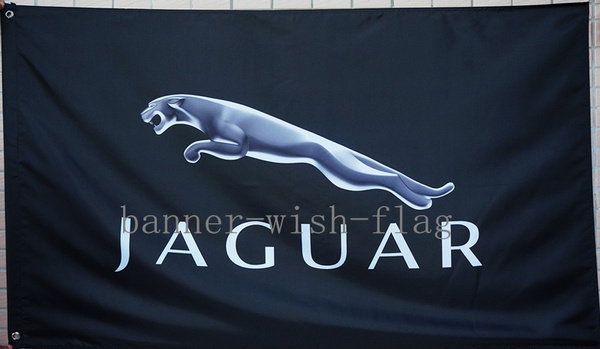 Jaguar flag 3X5ft 100% Polyester Jaguar racing flags Jaguar car banner ...