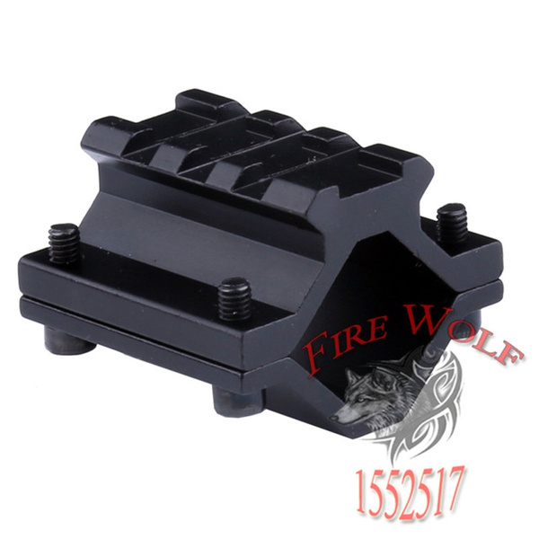 Adjustable Universal Rail 22-25mm Barrel Mount Tube Scope 20mm ...