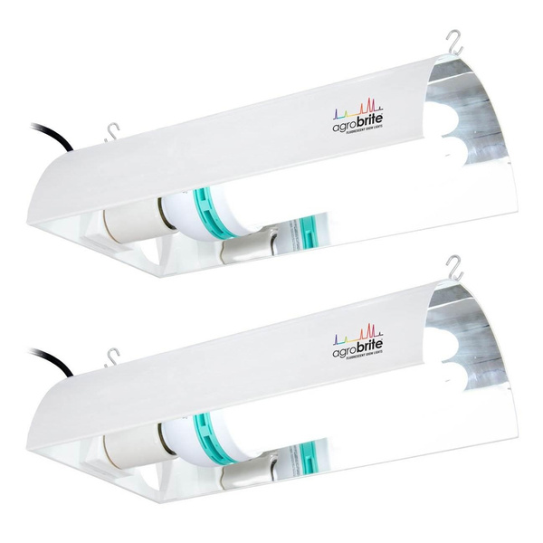 Hydrofarm Hydroponic Fluorescent 125 Watt Grow Light System with Cord ...