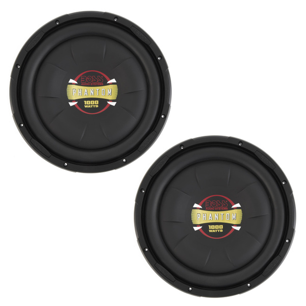 BOSS D12F 12" 2000W Car Audio Shallow Mount Subwoofers Power Subs ...