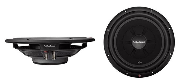 2) Rockford Fosgate R2SD2-12 12" R2 1000W Shallow DVC Subwoofers Subs ...