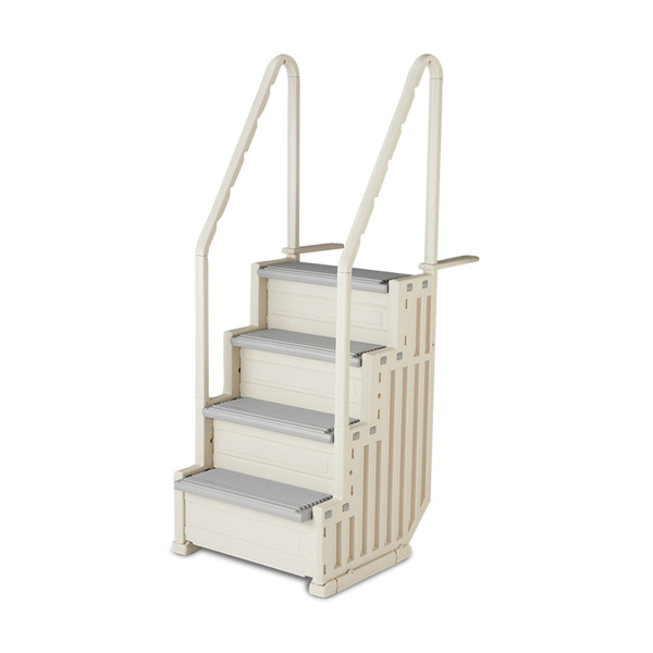 Confer Plastics In-Pool 4 Step Ladder, Above Ground Swimming Pool ...