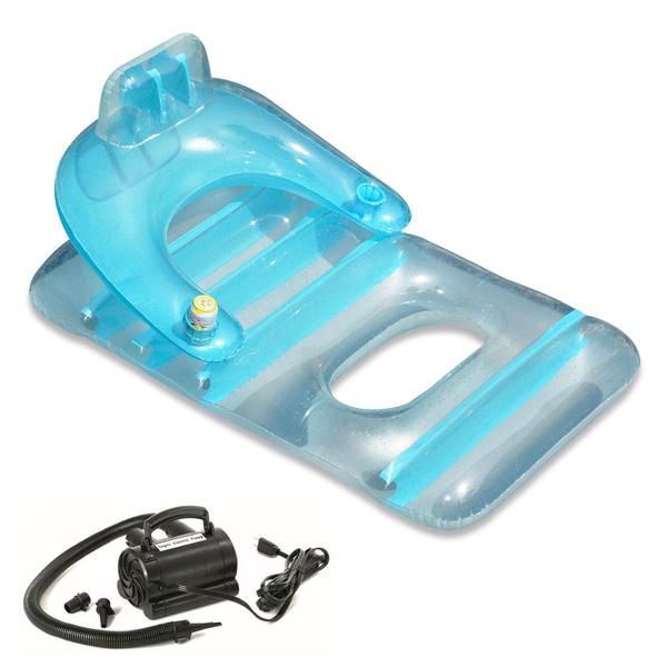 New Swimline Red Swimming Pool Inflatable Deluxe Lounge Chair w ... New Swimline Red Swimming Pool Inflatable Deluxe Lounge Chair w ...