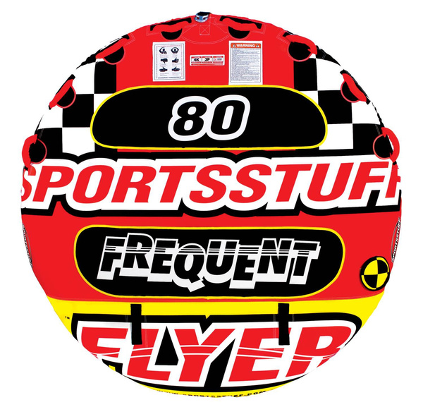 SportsStuff Frequent Flyer | 1-3 Rider Towable Tube for Boating | Wish
