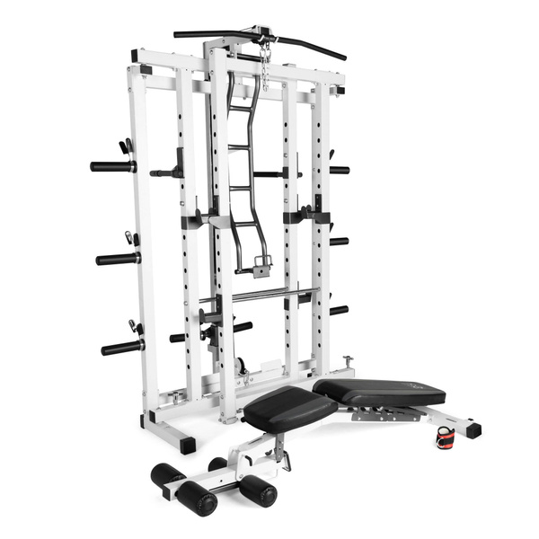 Marcy Pro Deluxe Folding Total Body Home Gym Cage Power Rack System ...