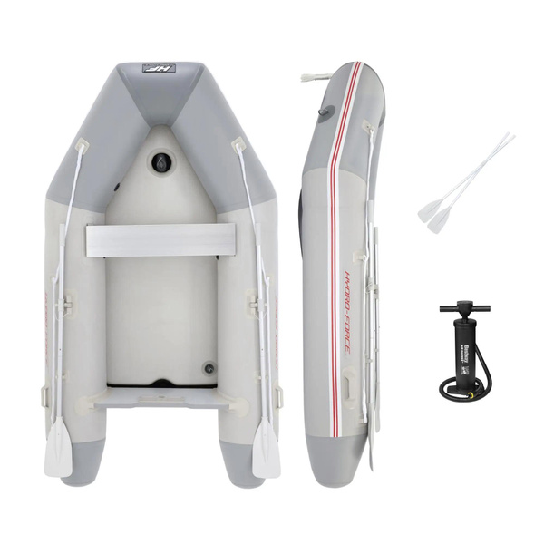 Bestway Hydro-Force Caspian Pro Inflatable 4 Person Boat Set with Oars ...