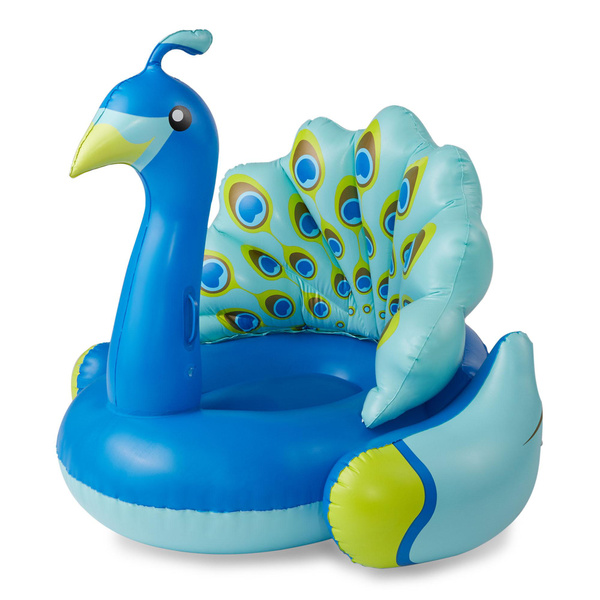 Swimline 90705 Inflatable Peacock Giant Swimming Pool Float with ...