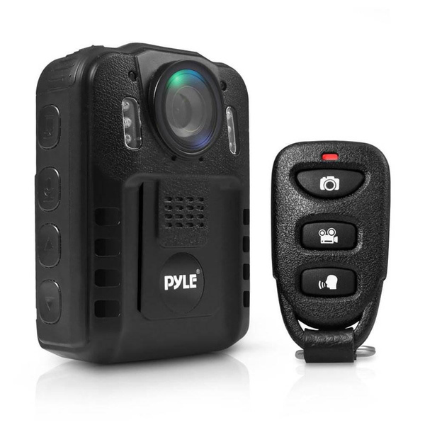Pyle PPBCM9 Compact Portable 1080p HD Infrared Night Vision Police Body ...