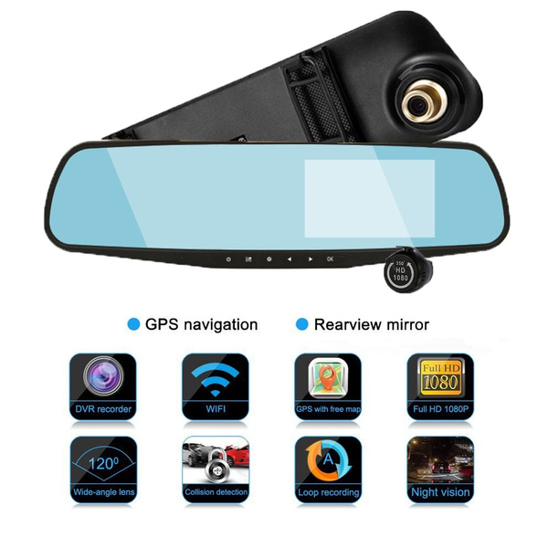 Dash Cam, HD Dual Lens Car Camera, Car Video Recorder for Vehicles ...