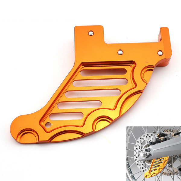 Orange Motorcycle CNC Aluminum Rear Brake Disc Guard Protector Cover ...