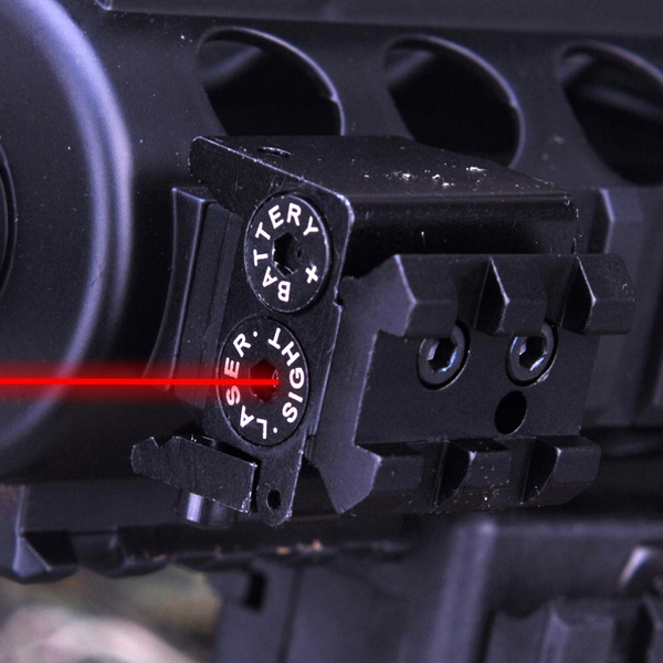 Outdoor Hunting Pistol Mini Tactical Red Dot Laser Sight with Rail ...