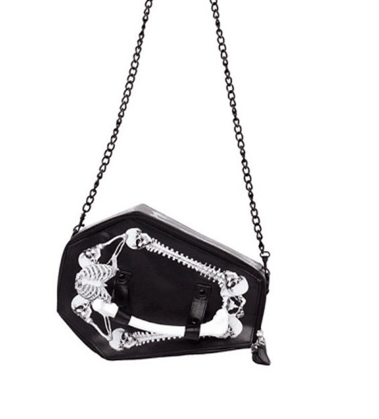 Cute Skeleton Vampire Bat Bag Purse Kawaii Goth Punk Alternative | Wish